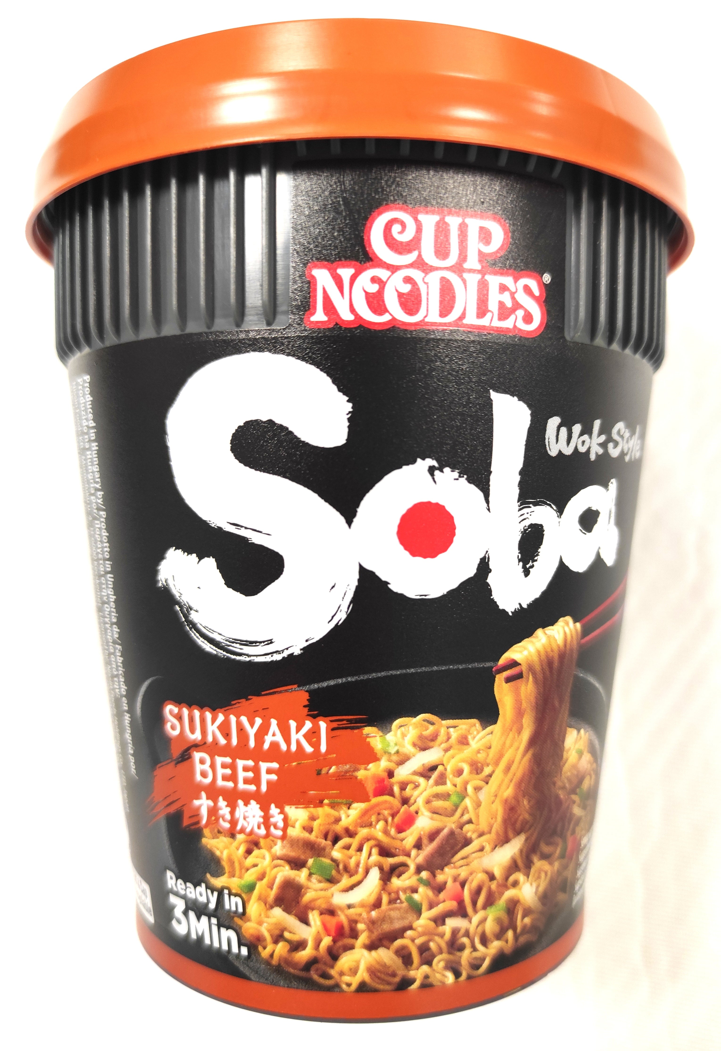 Soba Cup Sukiyaki Beef 180g – Pacific - Varese